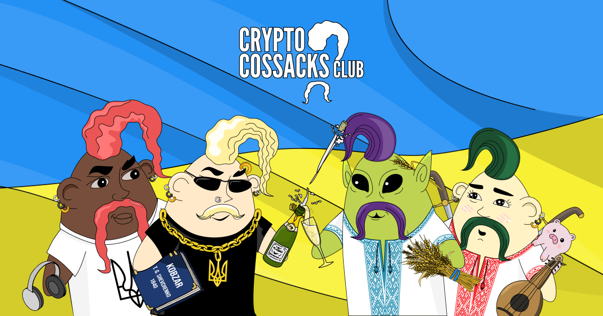 Unique Ukrainian NFT avatar collection | CryptoCossacks Club